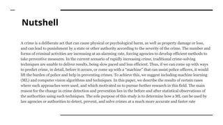CRIME PREDICTION prediction and analysisPROJECT.pptx