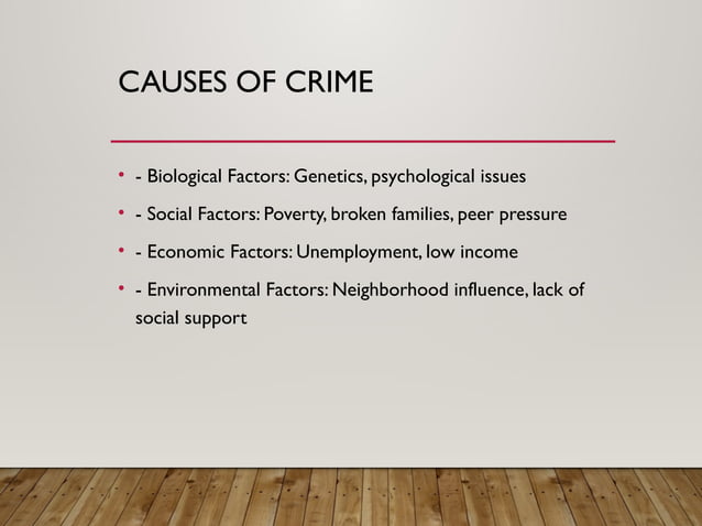 Crime: A sociological Preview for Nurses | PPT