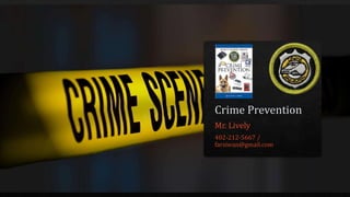 Crime prevention | PPT