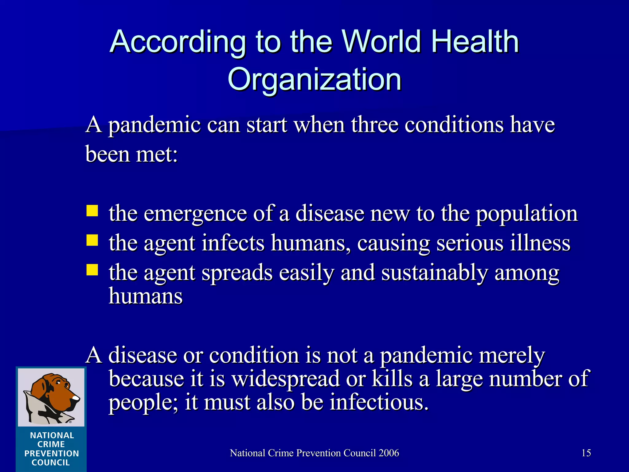 Crime Prevention and Community Preparedness | PPT