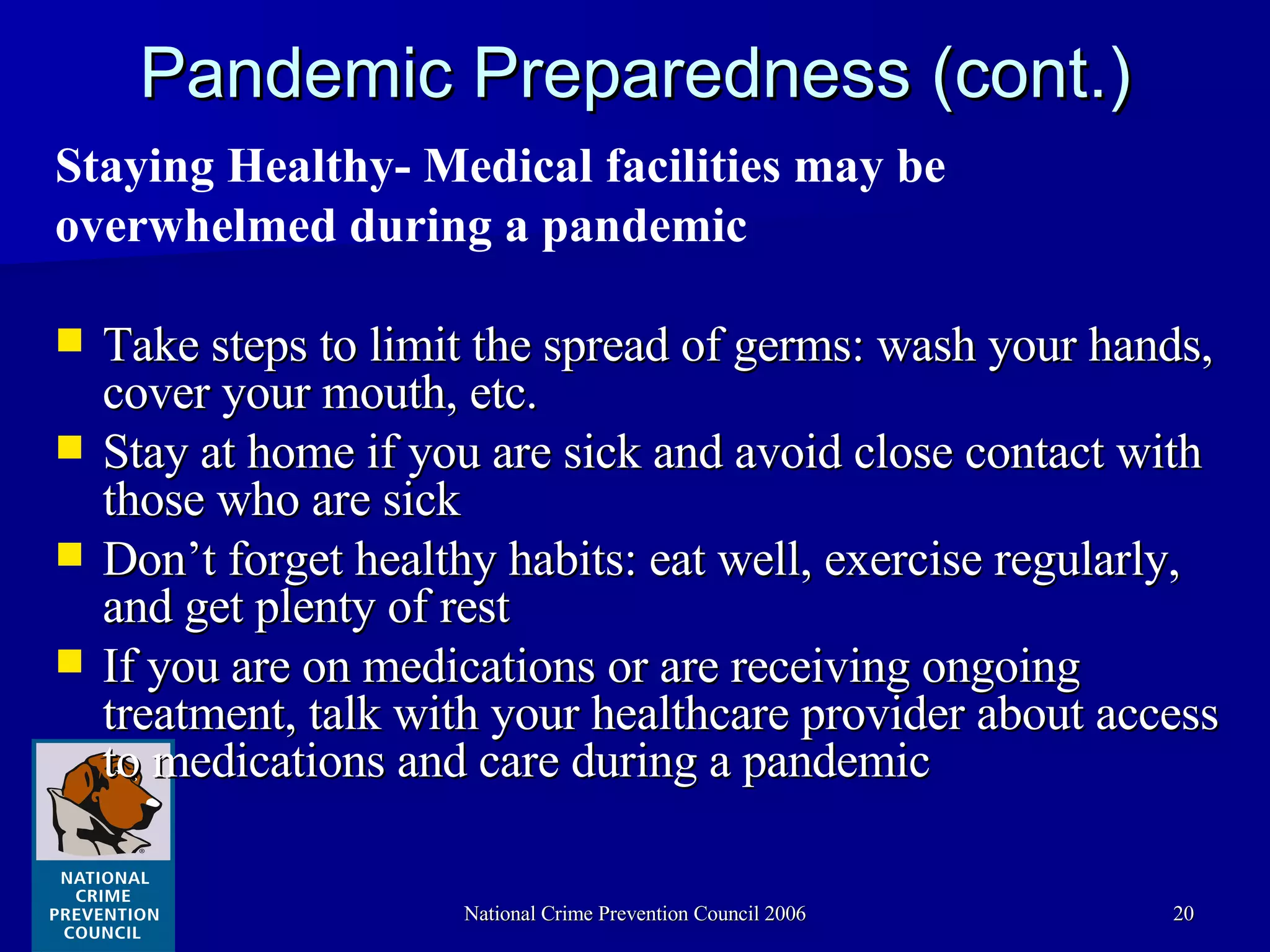 Crime Prevention and Community Preparedness | PPT