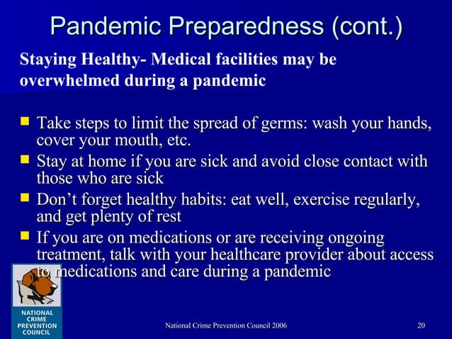 Crime Prevention and Community Preparedness | PPT