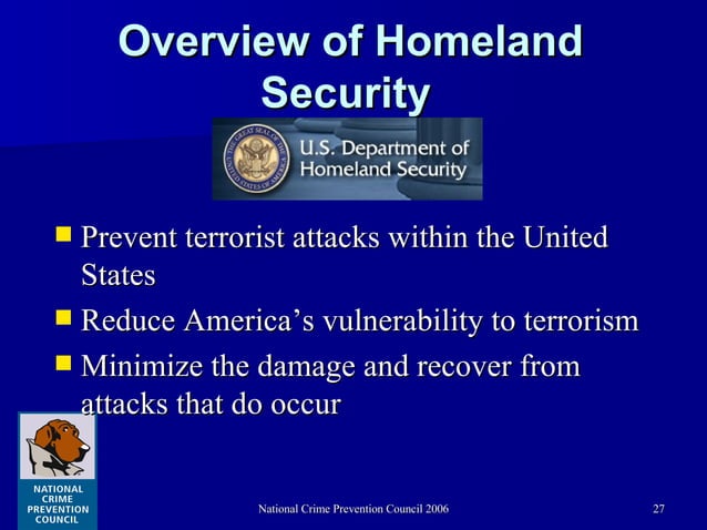 Crime Prevention and Community Preparedness | PPT