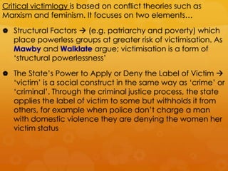 Crime, Prevention & Victims | PPTX | Crime & Harmful Acts to ...