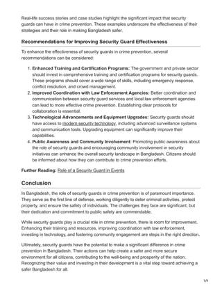 Crime Prevention Strategies How Security Guards Can Make a Difference ...