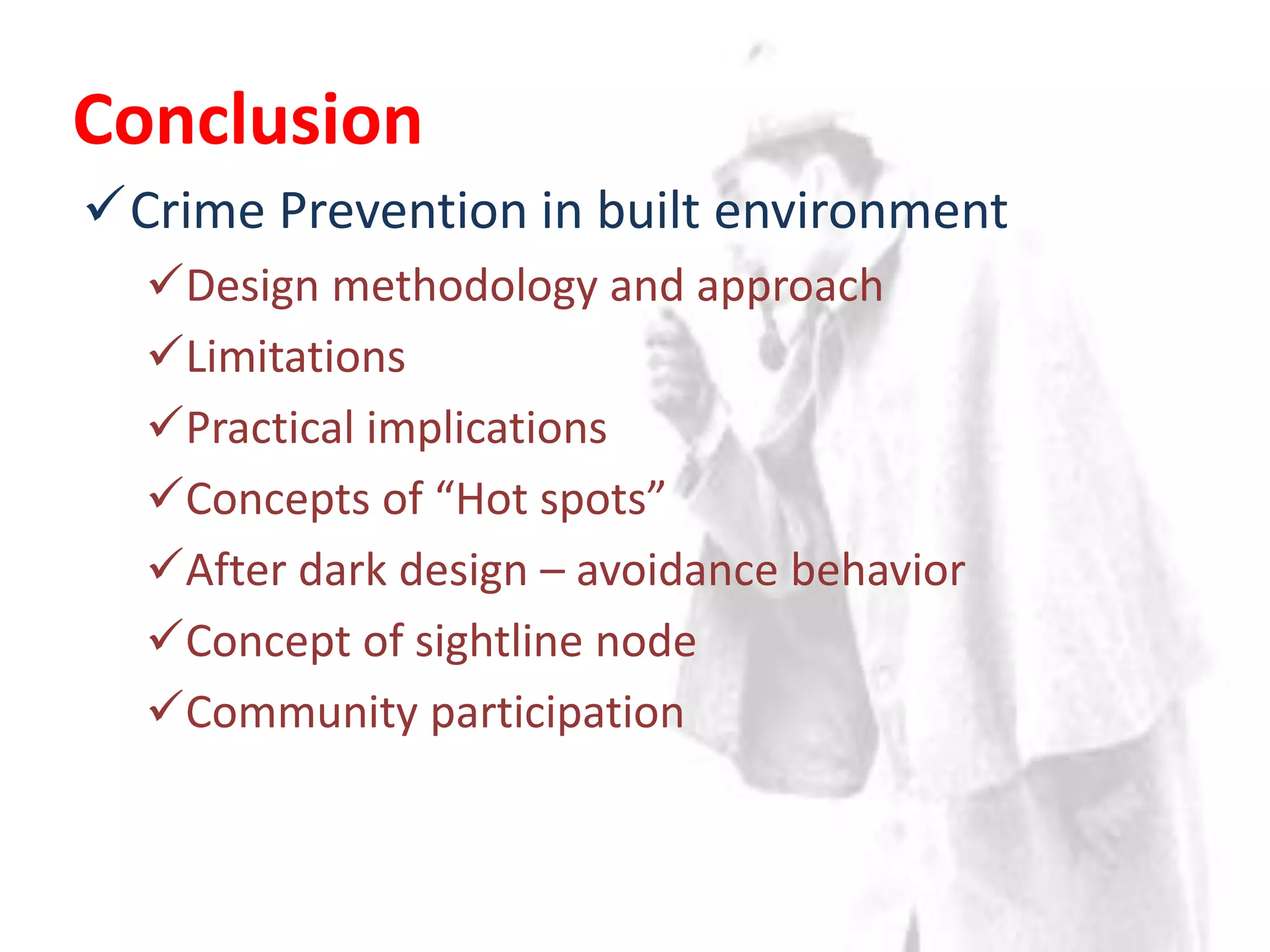 Crime prevention through environmental design | PDF