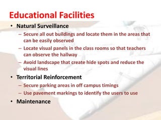 Crime prevention through environmental design | PDF