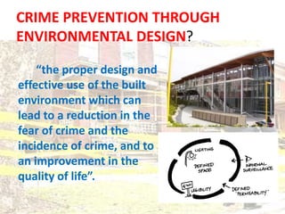 Crime prevention through environmental design | PDF