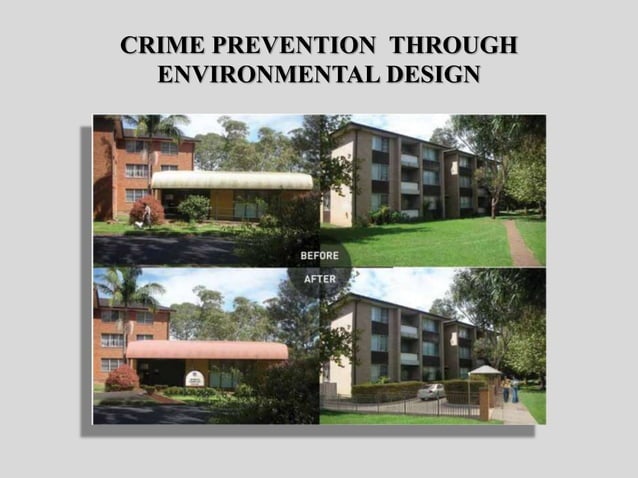 Crime prevention through environmental design I | PPTX | Crime ...