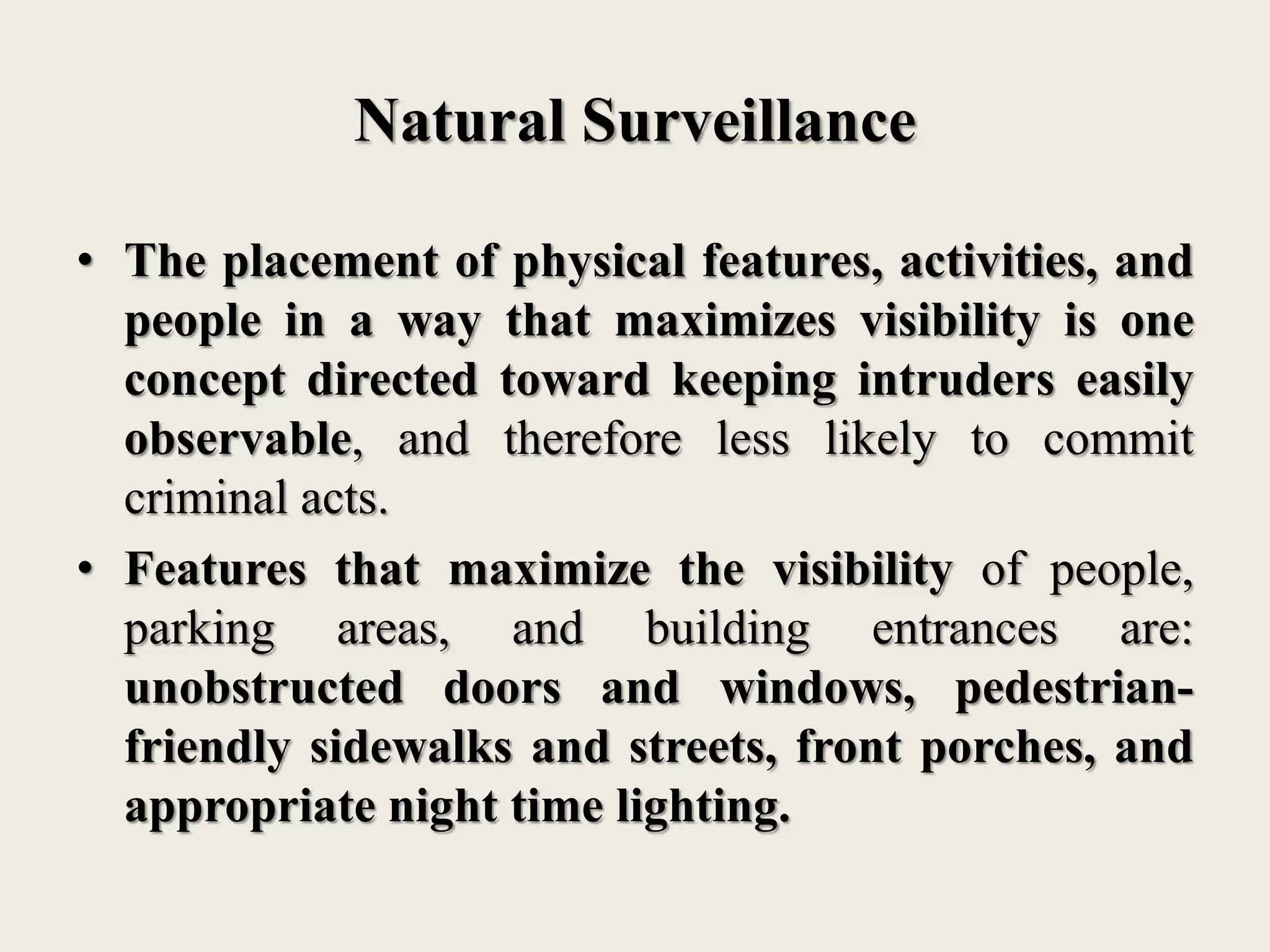 Crime Prevention Through Environmental Design 1 | PPTX