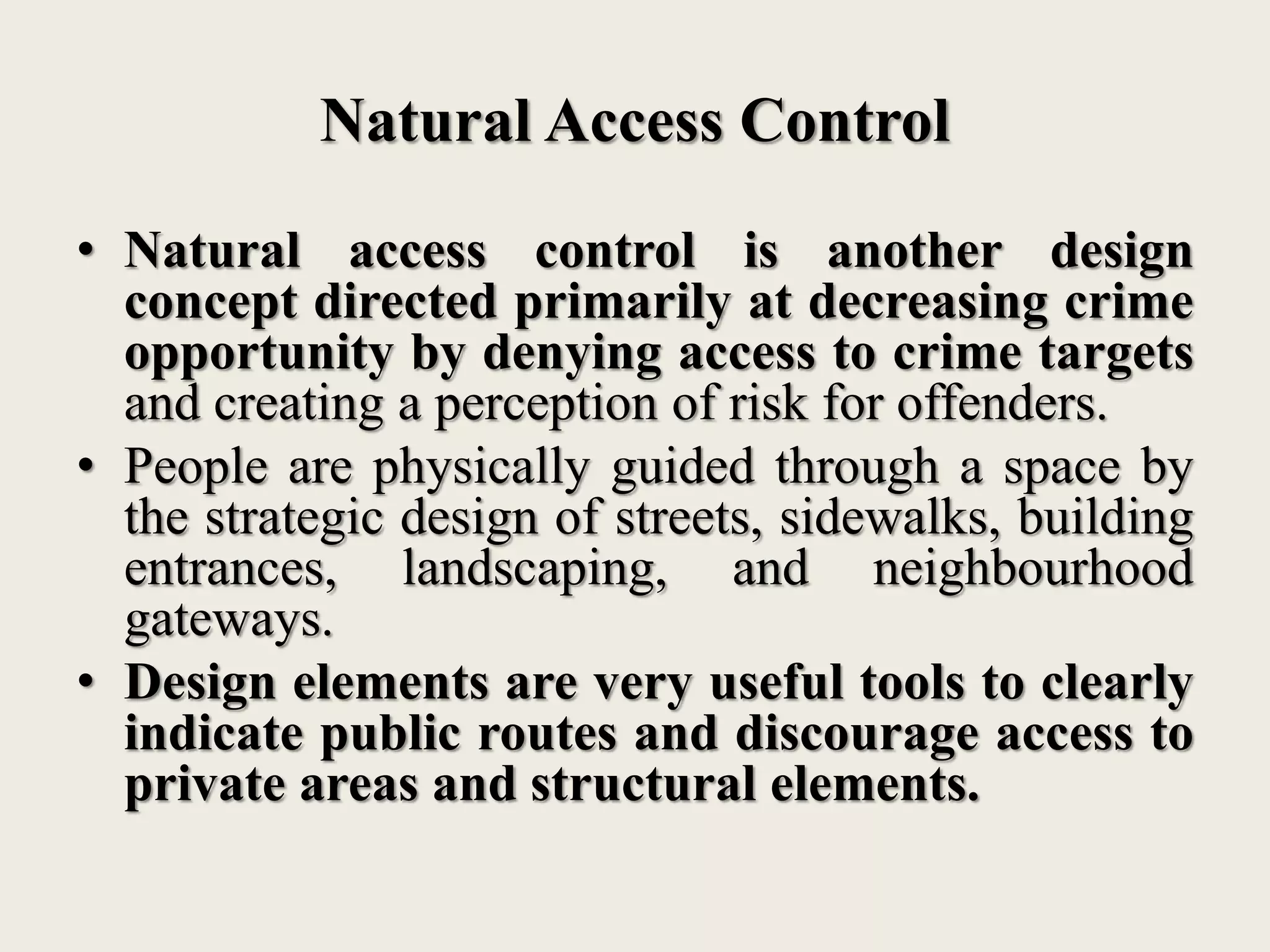 Crime Prevention Through Environmental Design 1 | PPTX