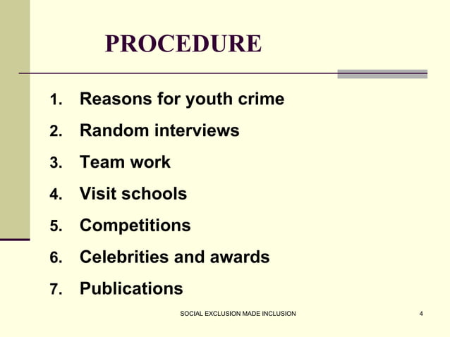 Youth Crime Reduction | PPT