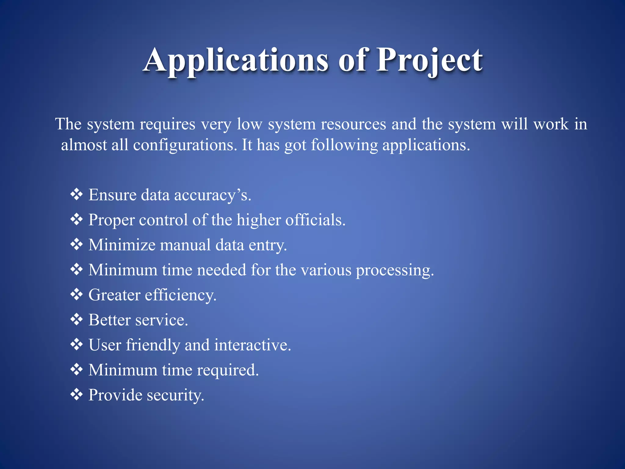 Project Report On Online Crime Management Application | PPTX