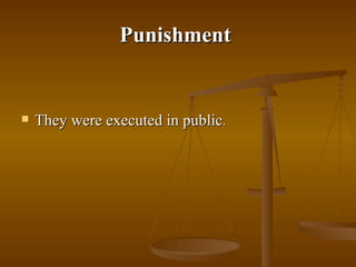 Crimes and Punishments in Early-Modern England | PPT