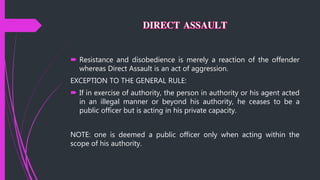 Crimes against public order | PPTX