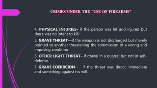 Crimes against public order | PPTX