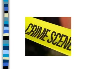 Crime Scenc Investigation Evidence Collection | PPTX