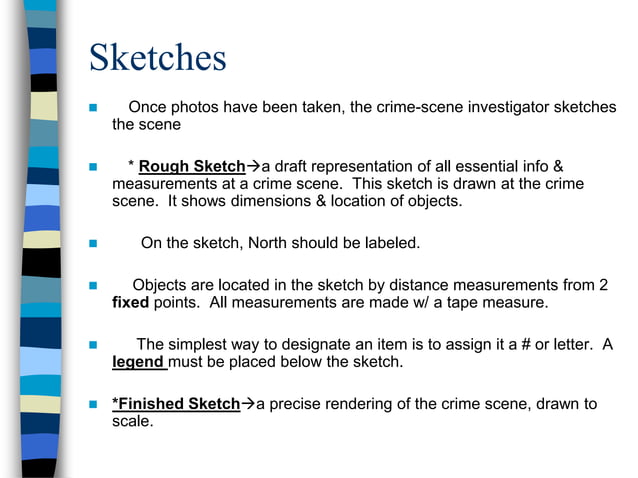 Crime Scenc Investigation Evidence Collection | PPTX