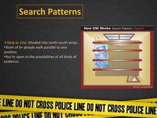 Crime scene | PPTX