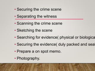 crime scene.PPTX