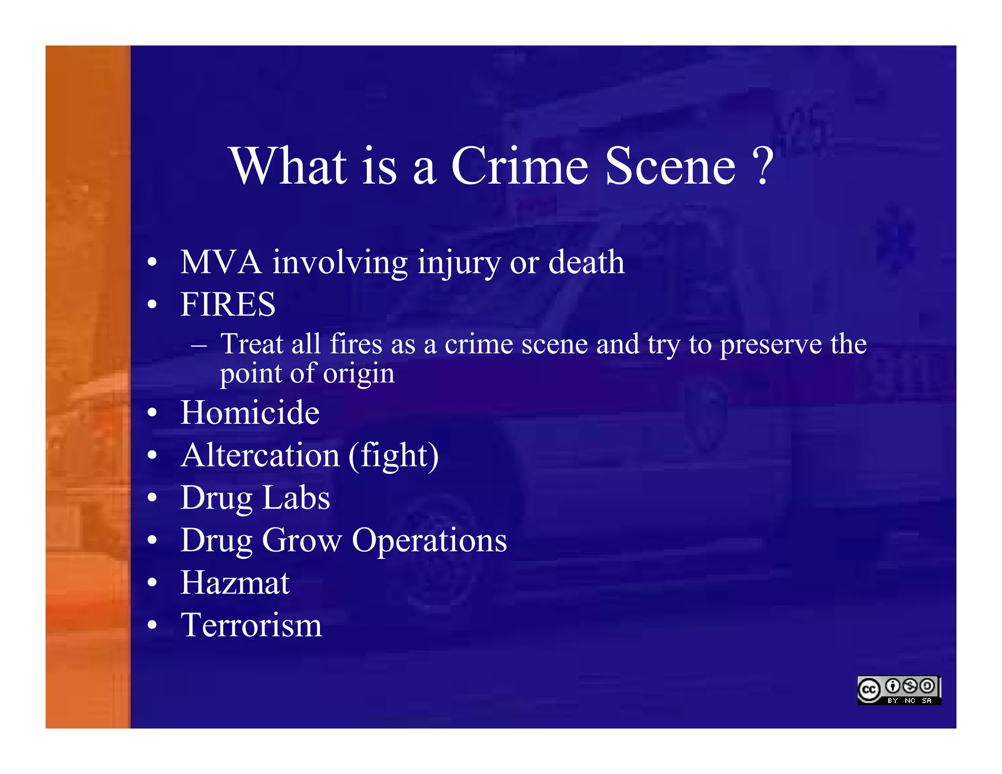 Crime scene awareness | PDF