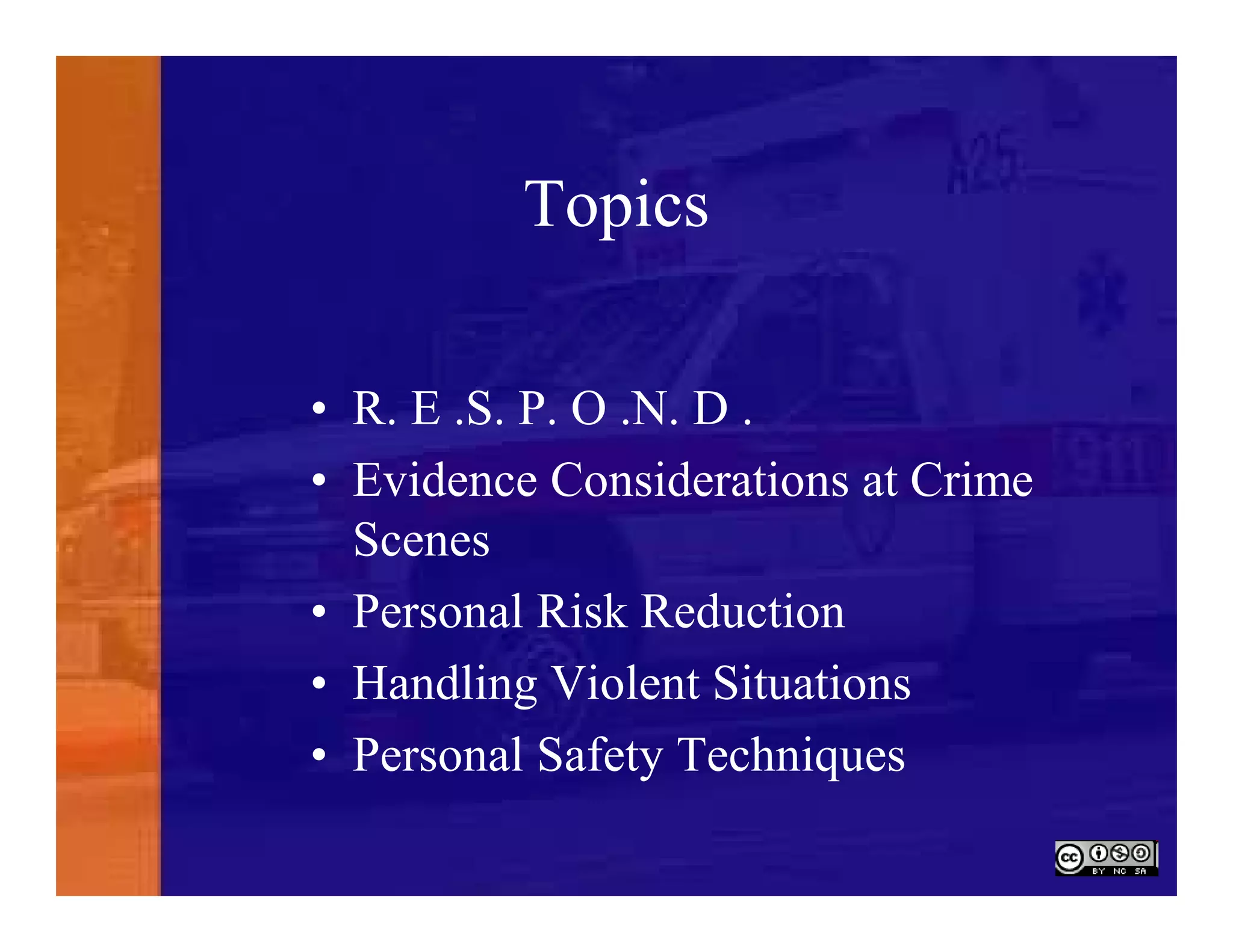 Crime scene awareness | PDF