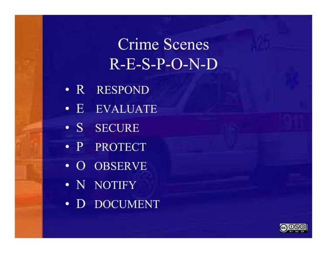 Crime scene awareness | PDF | First Aid | Injuries