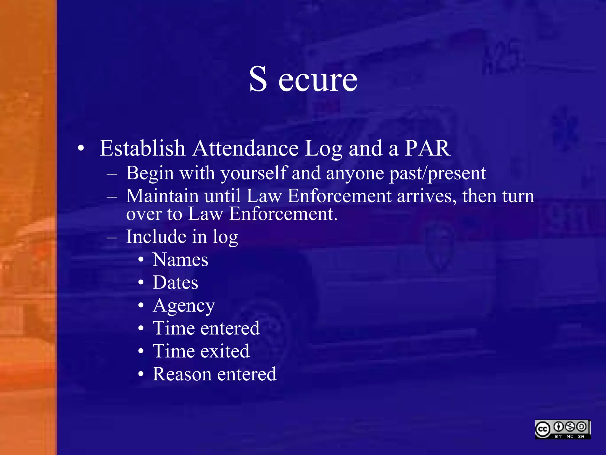 CRIME SCENE AWARENESS AND SAFETY FOR FIRE AND EMS RESPONDERS | PPT