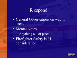 CRIME SCENE AWARENESS AND SAFETY FOR FIRE AND EMS RESPONDERS | PPT