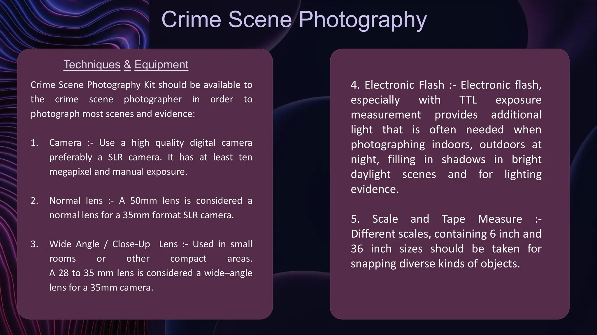 Crime scene Documentation PPT.pptx