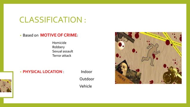 CRIME SCENE INVESTIGATION.pptx | Crime & Harmful Acts to Individuals ...