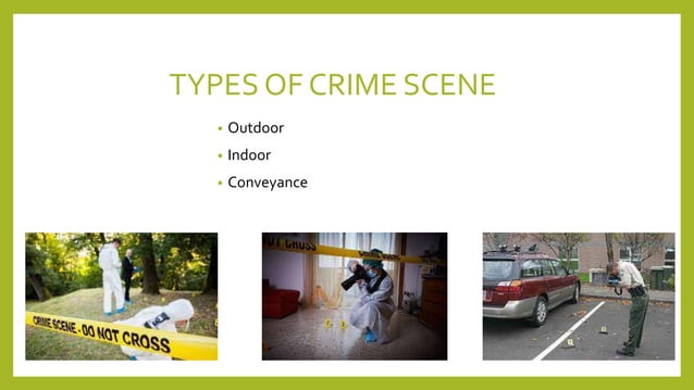 CRIME SCENE INVESTIGATION.pptx | Crime & Harmful Acts to Individuals ...