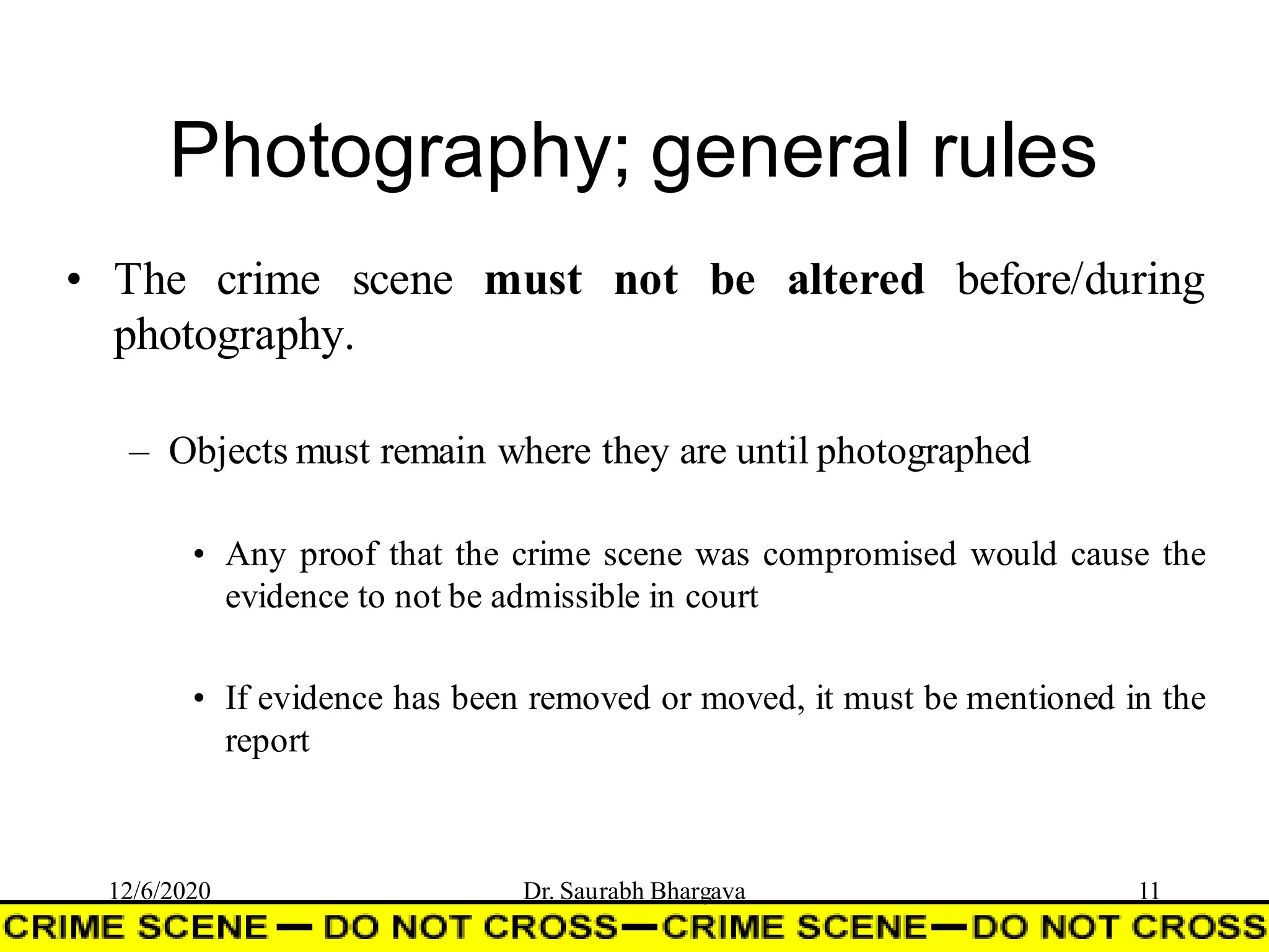 Crime scene investigation lecture | PDF