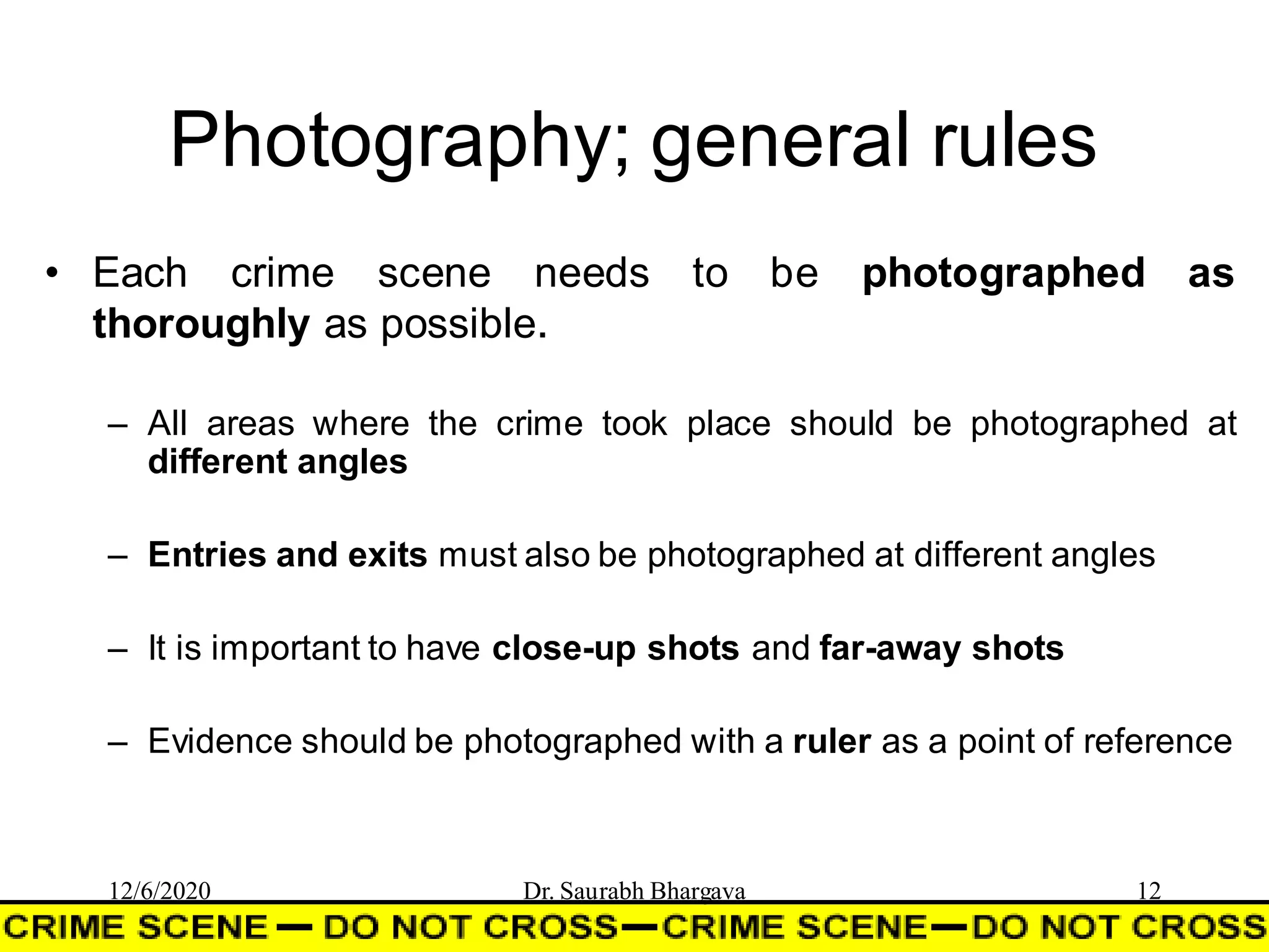Crime scene investigation lecture | PDF