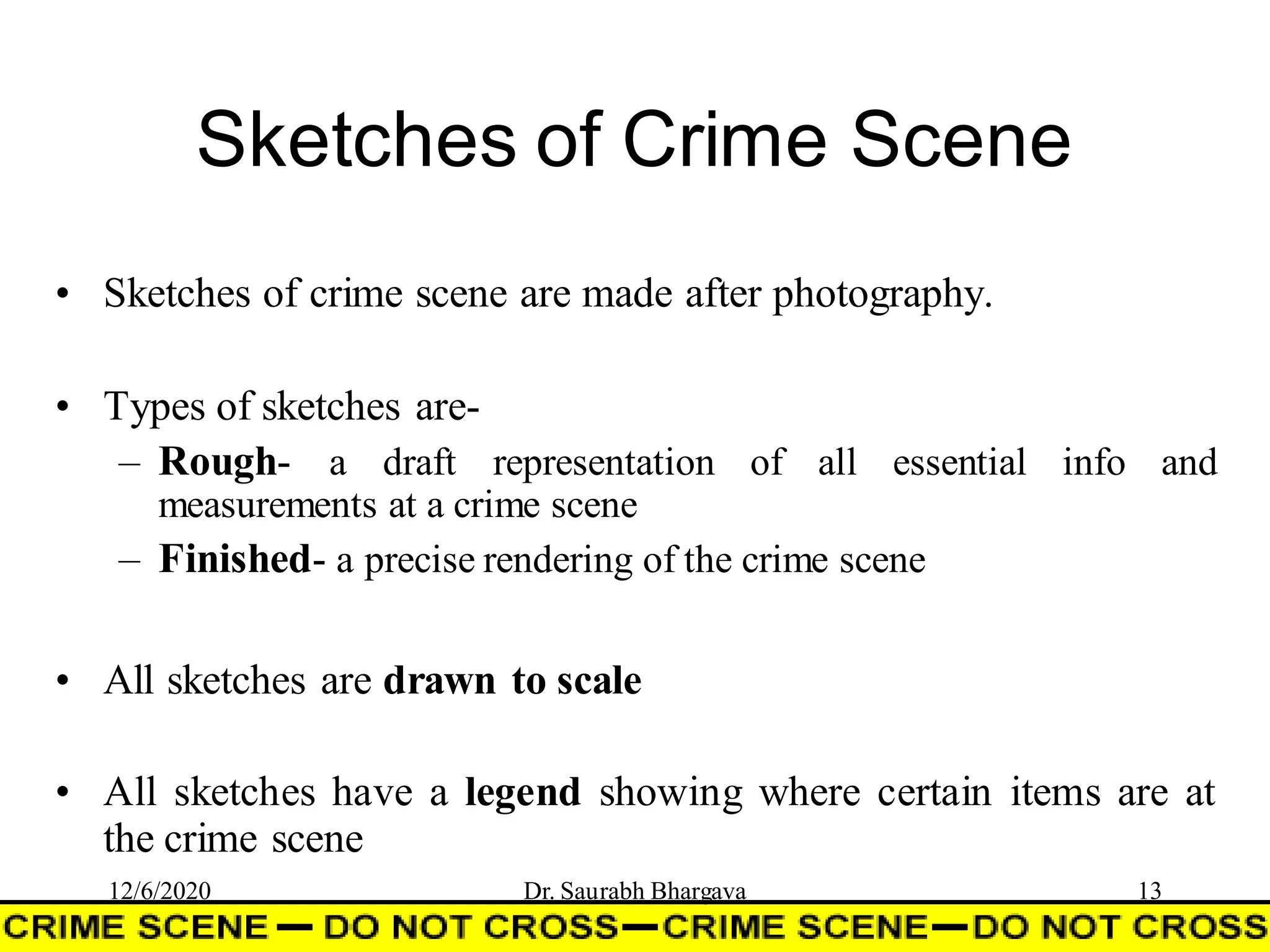 Crime scene investigation lecture | PDF