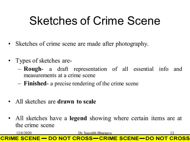 Crime scene investigation lecture | PDF