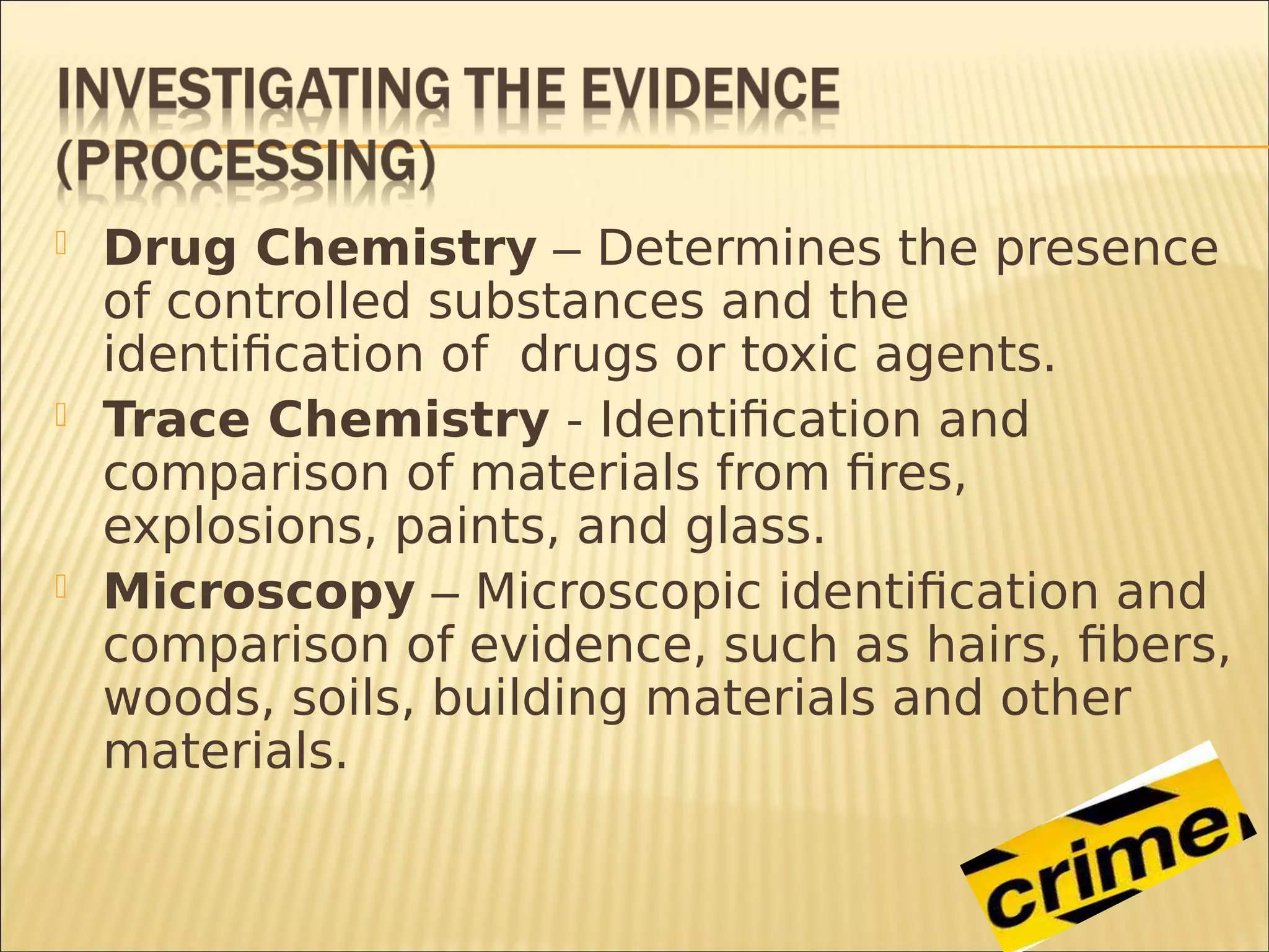 Crime scene investigation | PDF