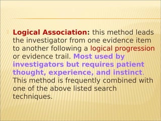Crime scene investigation | PDF