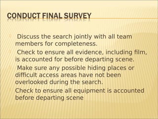 Crime scene investigation | PDF