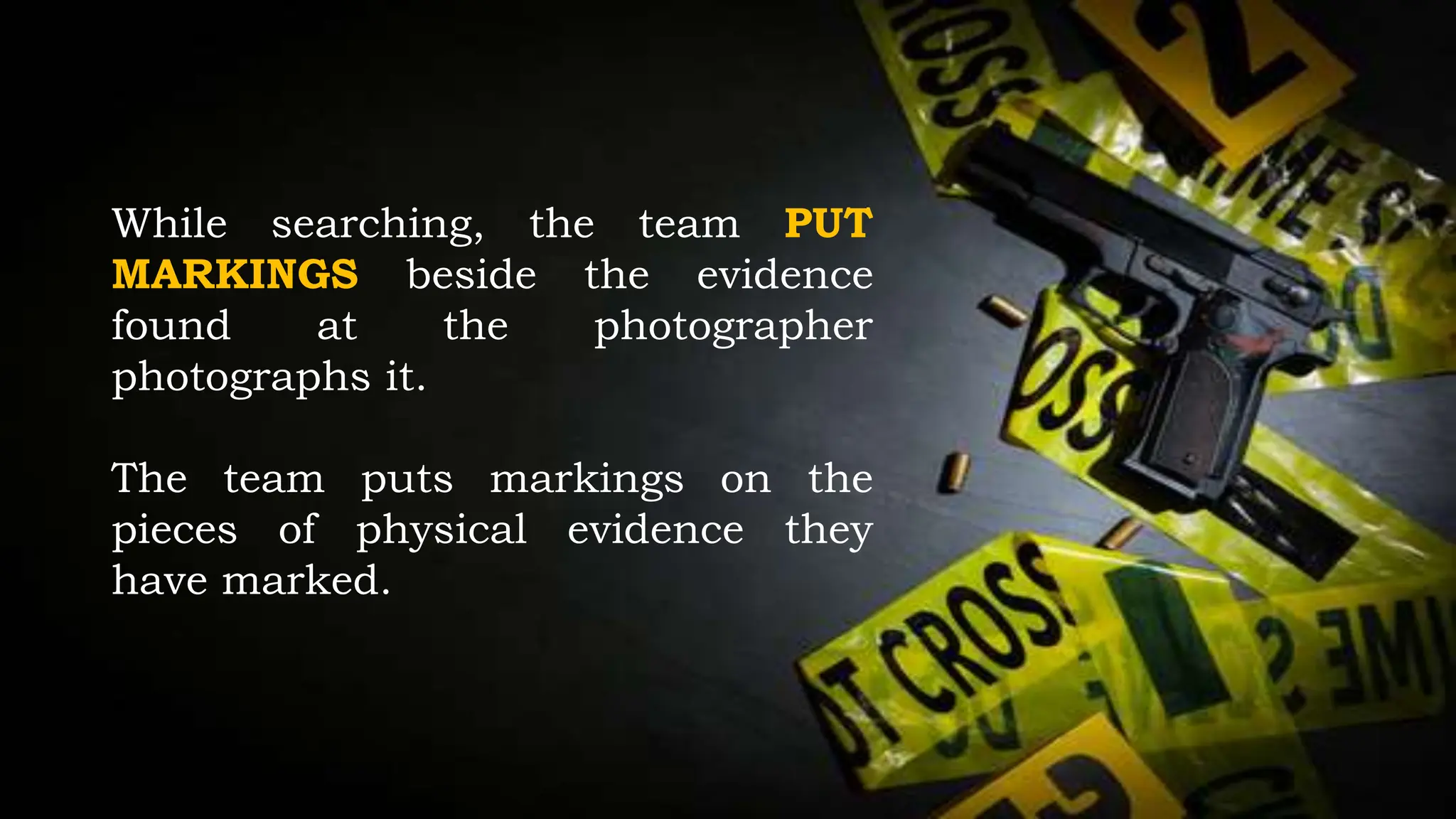 CSI Investigation Crime Scene Processing | PPTX