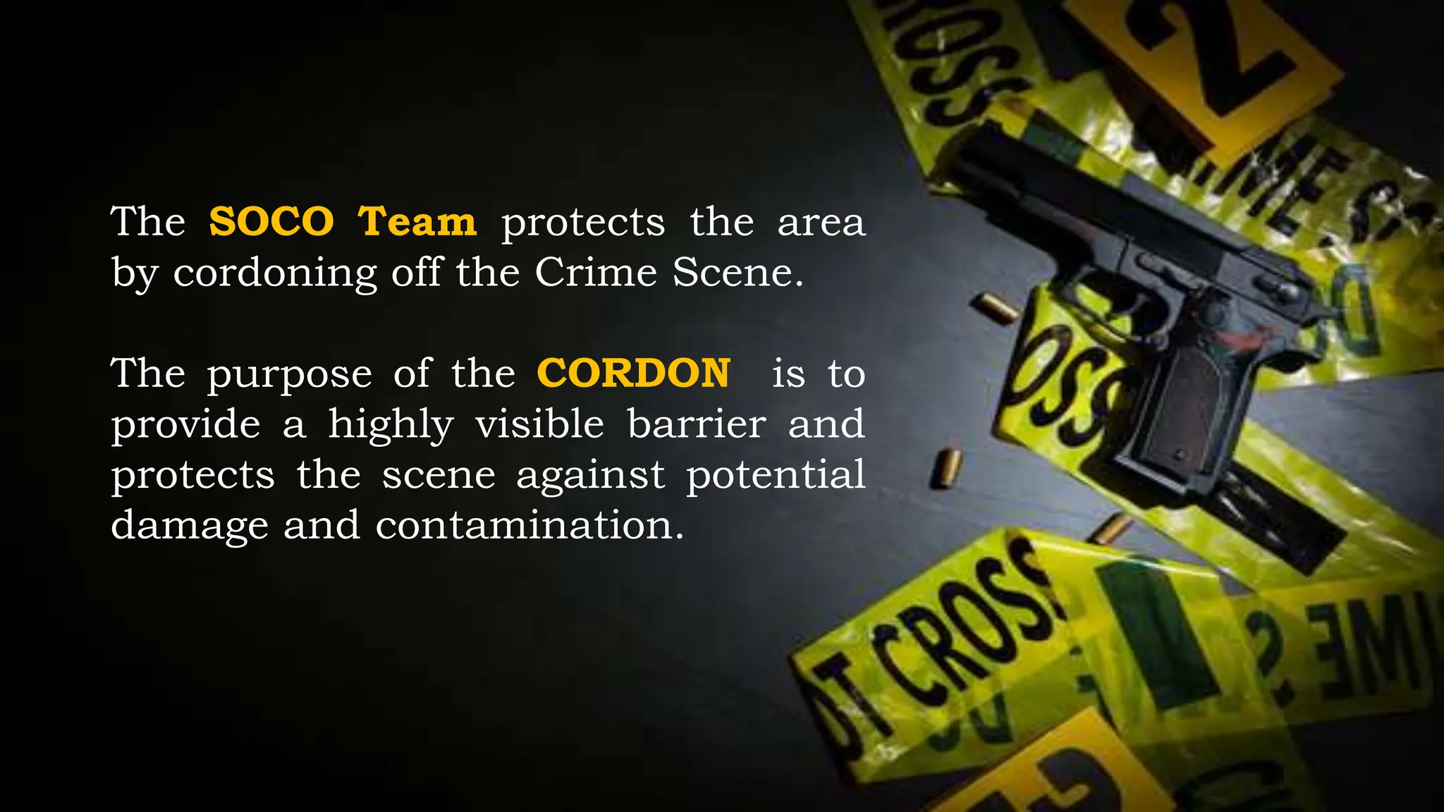 CSI Investigation Crime Scene Processing | PPTX
