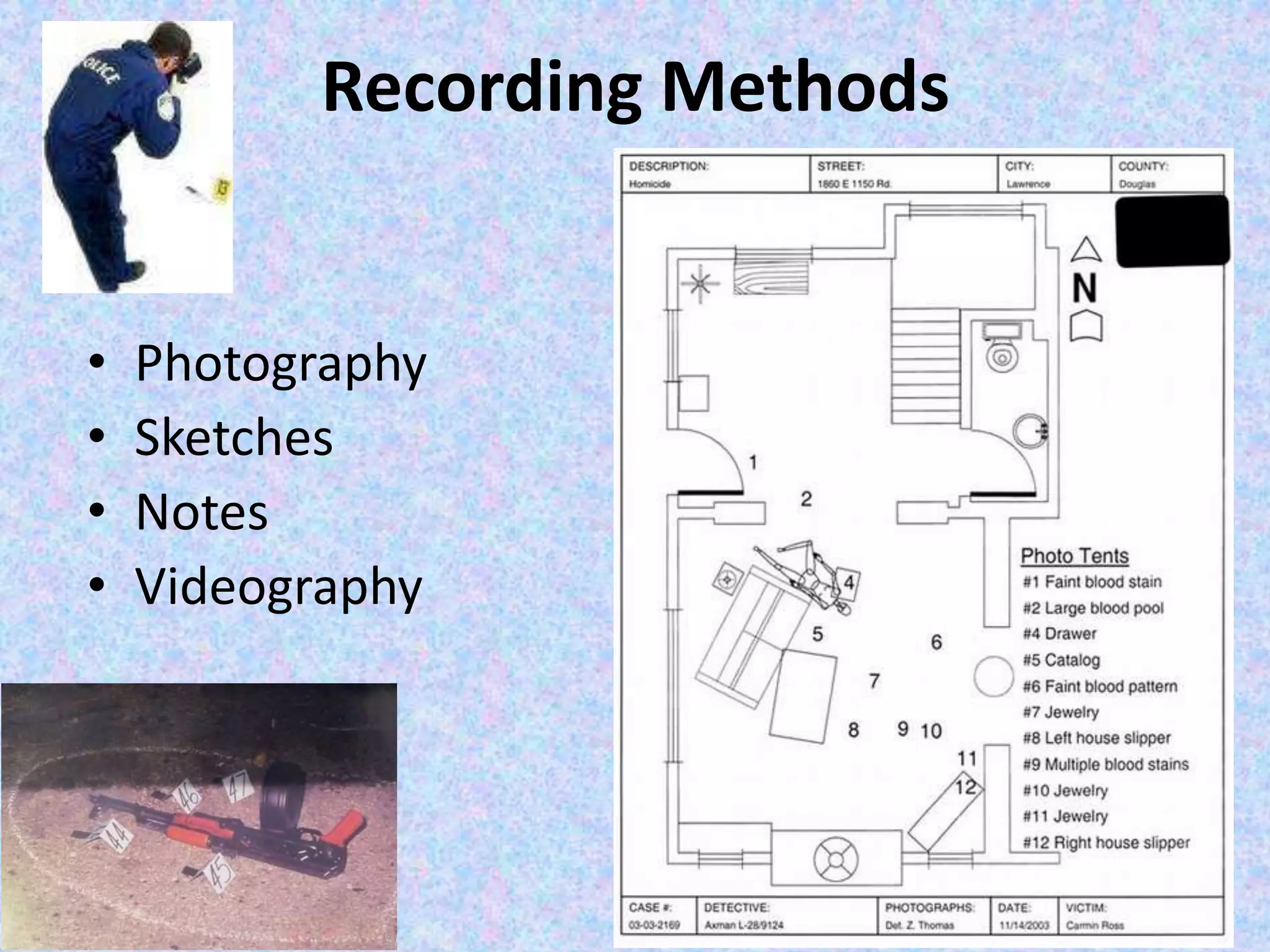 Crime scene management | PPTX