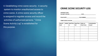 Crime Scene Management (forensic science) | PDF
