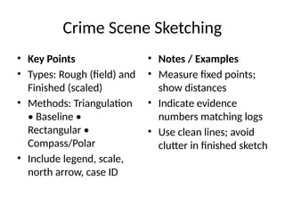 Crime_Scene_Management. Forensic Science pptx | PPTX