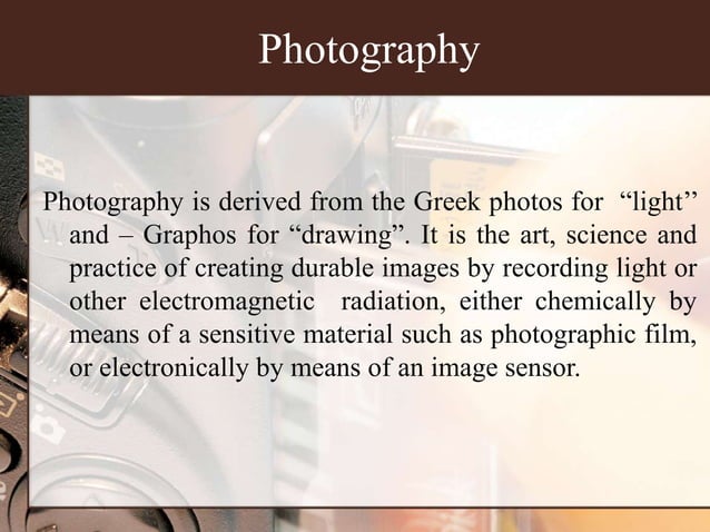 Crime_Scene_Photography.ppt | Cameras and Camcorders | Consumer Electronics