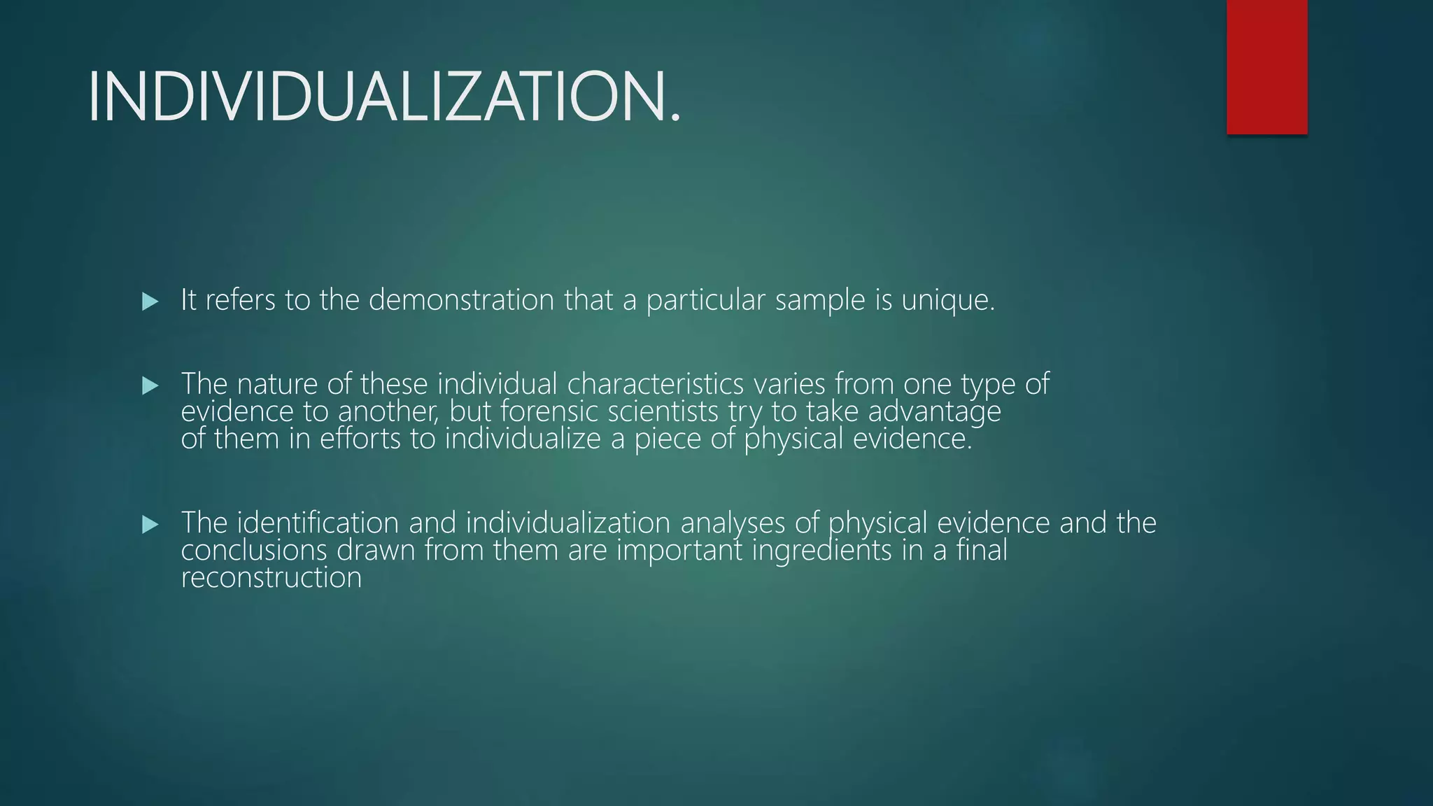 Crime scene reconstruction | PPTX