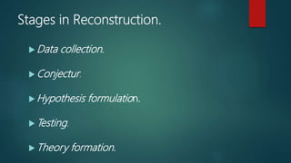 Crime scene reconstruction | PPTX