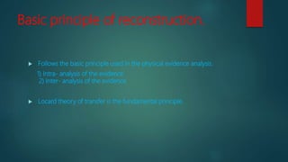 Crime scene reconstruction | PPTX