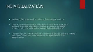 Crime scene reconstruction | PPTX