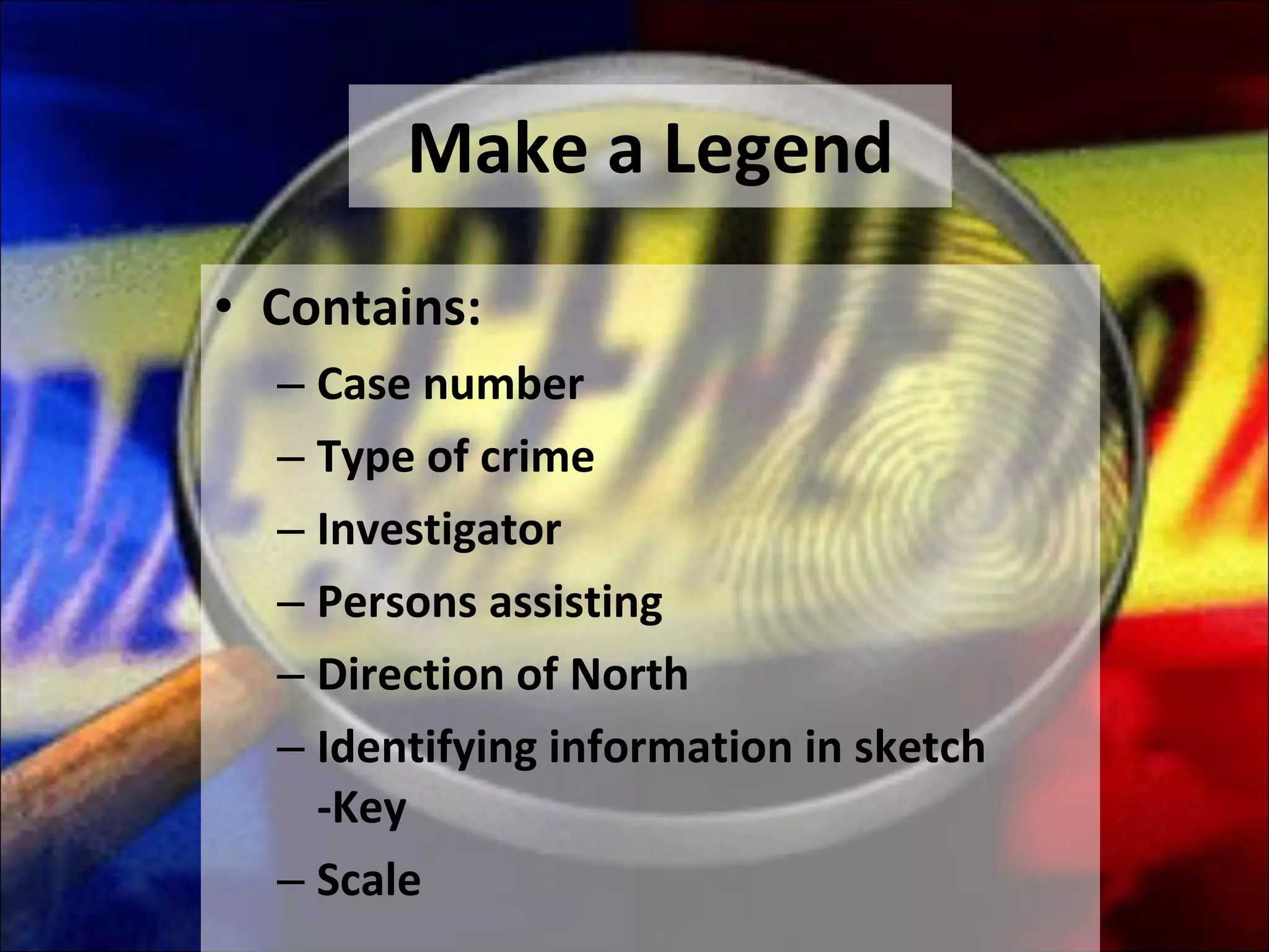 Crime scene sketching basics | PPT
